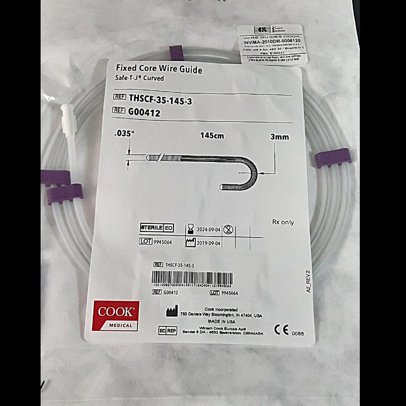 Guía de alambre de núcleo fijo Fixed-Core Wire Guide | V.J. Cardiosistemas